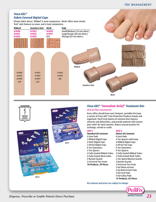 PediFix, Inc. - PediFix® Medical Catalog - Vol 22M - Page 22-23 ...