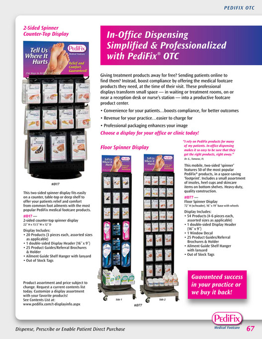 PediFix, Inc. - PediFix® Medical Catalog - Vol 22M - Page 66-67 ...