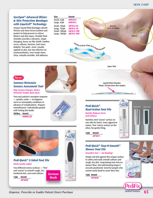PediFix, Inc. - PediFix® Medical Catalog - Vol 22M - Page 64-65 ...