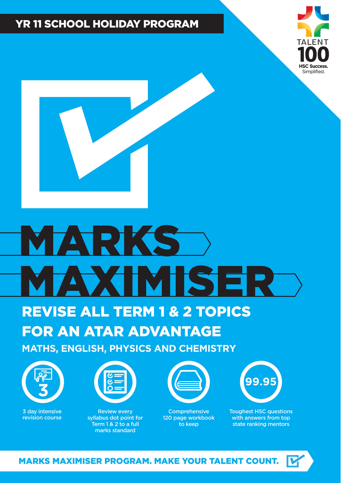 Talent 100 - Talent 100 Marks Maximiser Yr 11 - Page 1 - Created with ...