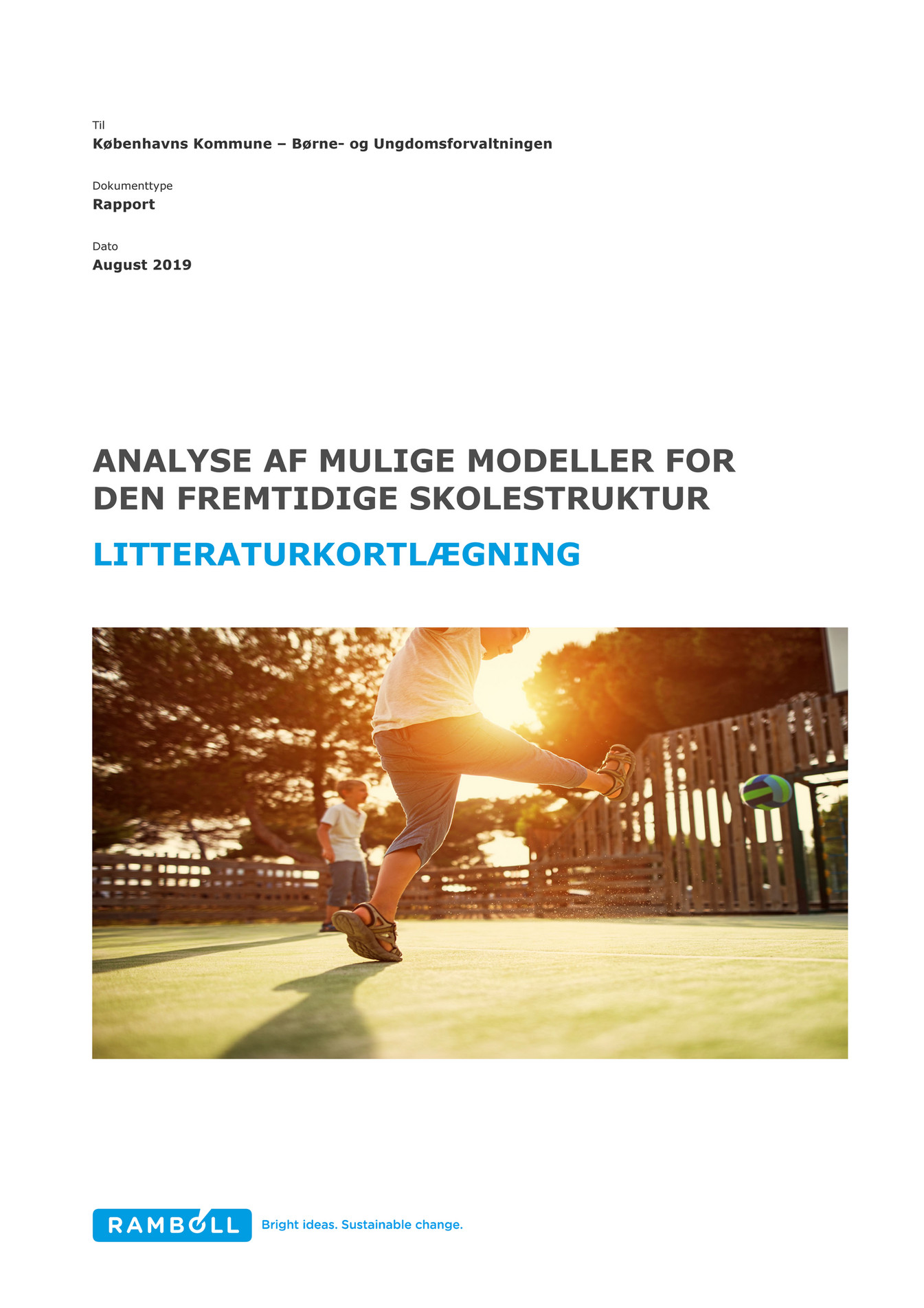 My Publications Rambøl Analyse Af Mulige Modeller For Skolestruktur