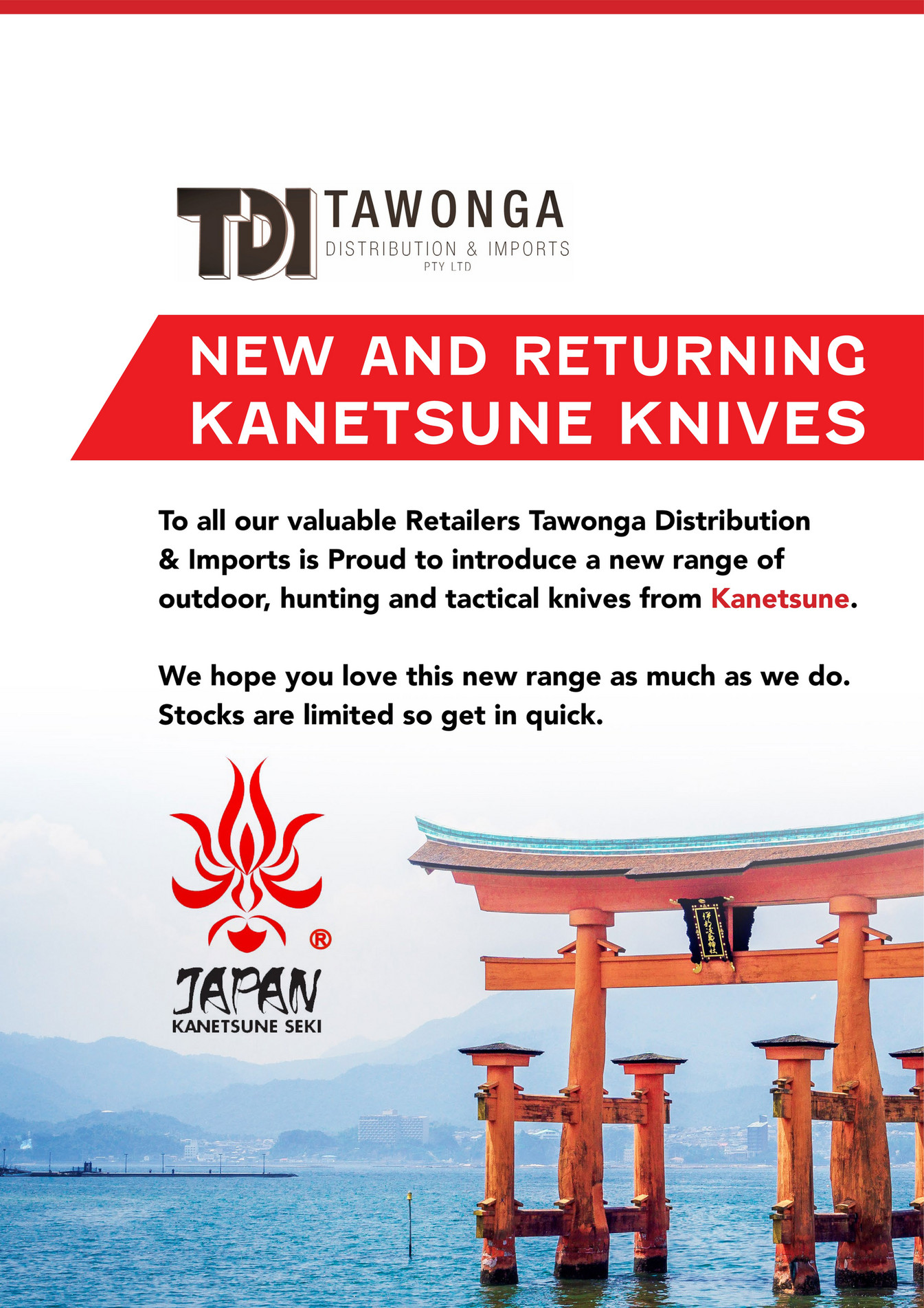 Tawonga Distribution and Impor - Tawonga Kanetsune Catalogue 2020 ...