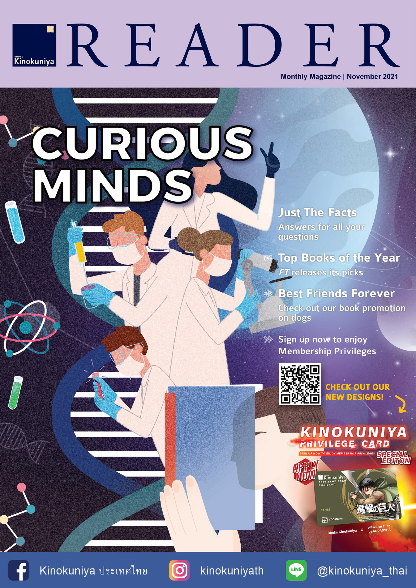 My publications - e- Reader November 2021 by Kinokuniya Thailand - Page 1 - Created with ...