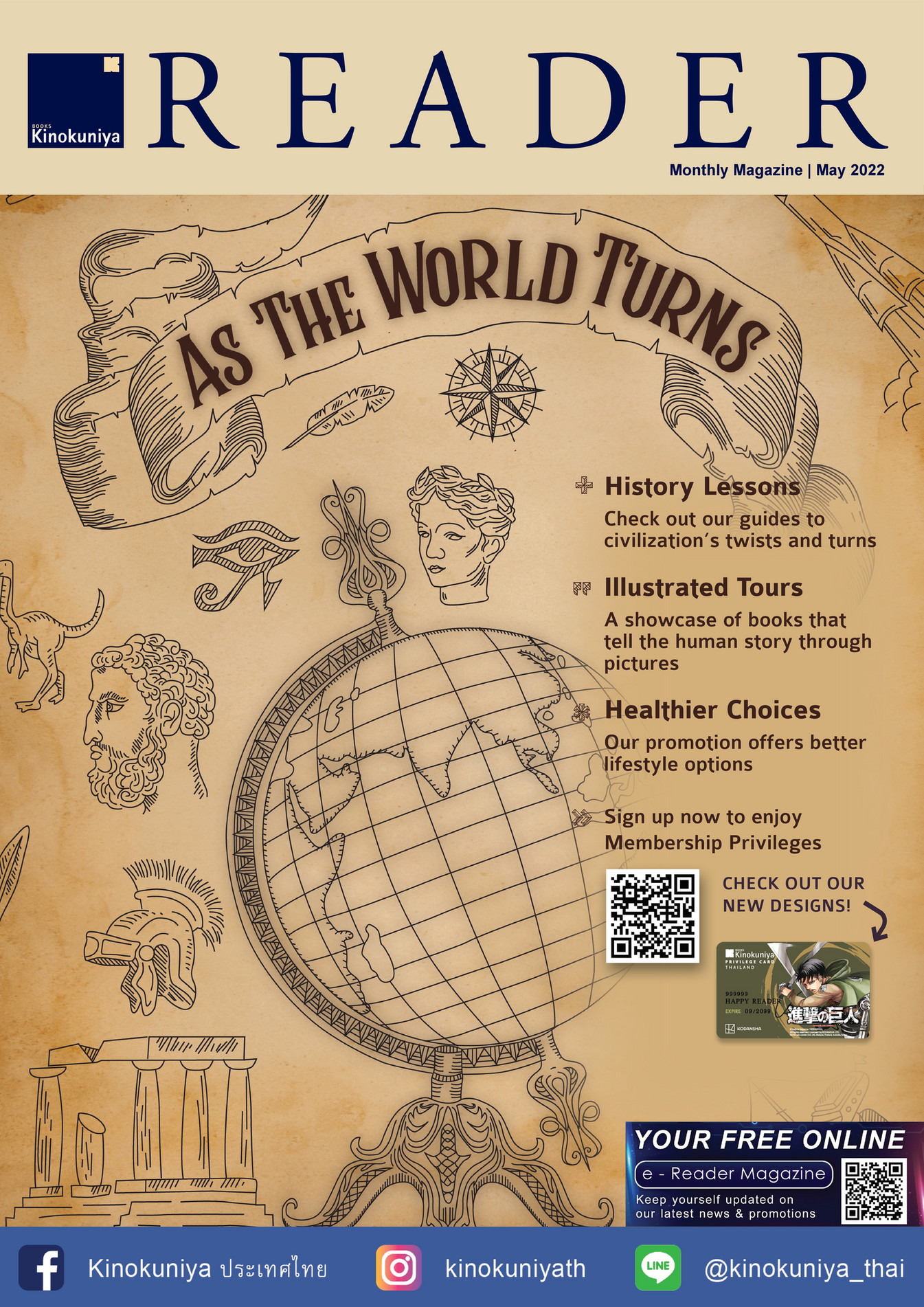 My publications - e- Reader May 2022 by Kinokuniya Thailand - Page 1 - Created with Publitas.com