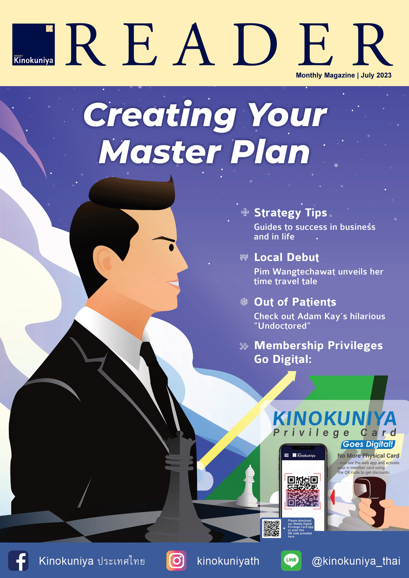 My publications - e-Reader July 2023 by Kinokuniya Thailand - Page 1 - Created with Publitas.com