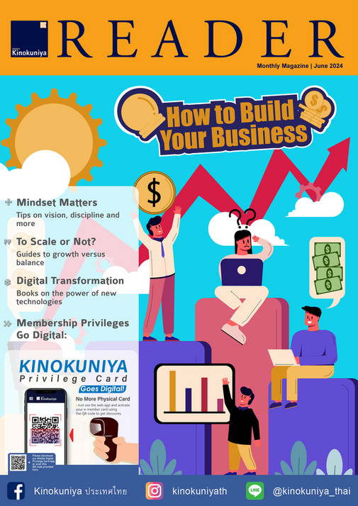 My publications - e-Reader June 2024 by Kinokuniya Thailand - Page 1 - Created with Publitas.com