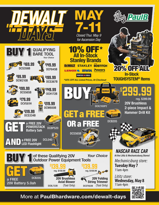 PaulB Hardware 2024 DeWALT Days - Page 1