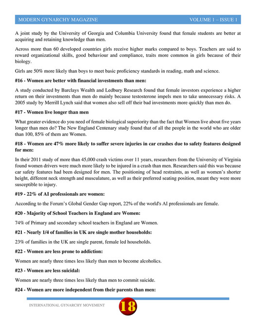 T-Girl Publishing - Modern Gynarchy Magazine (Vol1 - Issue1) - Page 18 ...