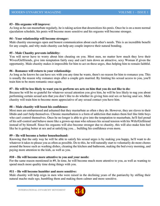 T-Girl Publishing - Modern Gynarchy Magazine (Vol1 - Issue1) - Page 34 ...