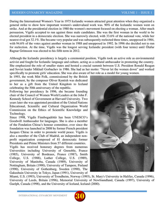 T-Girl Publishing - Modern Gynarchy Magazine (Vol1 - Issue1) - Page 30 ...