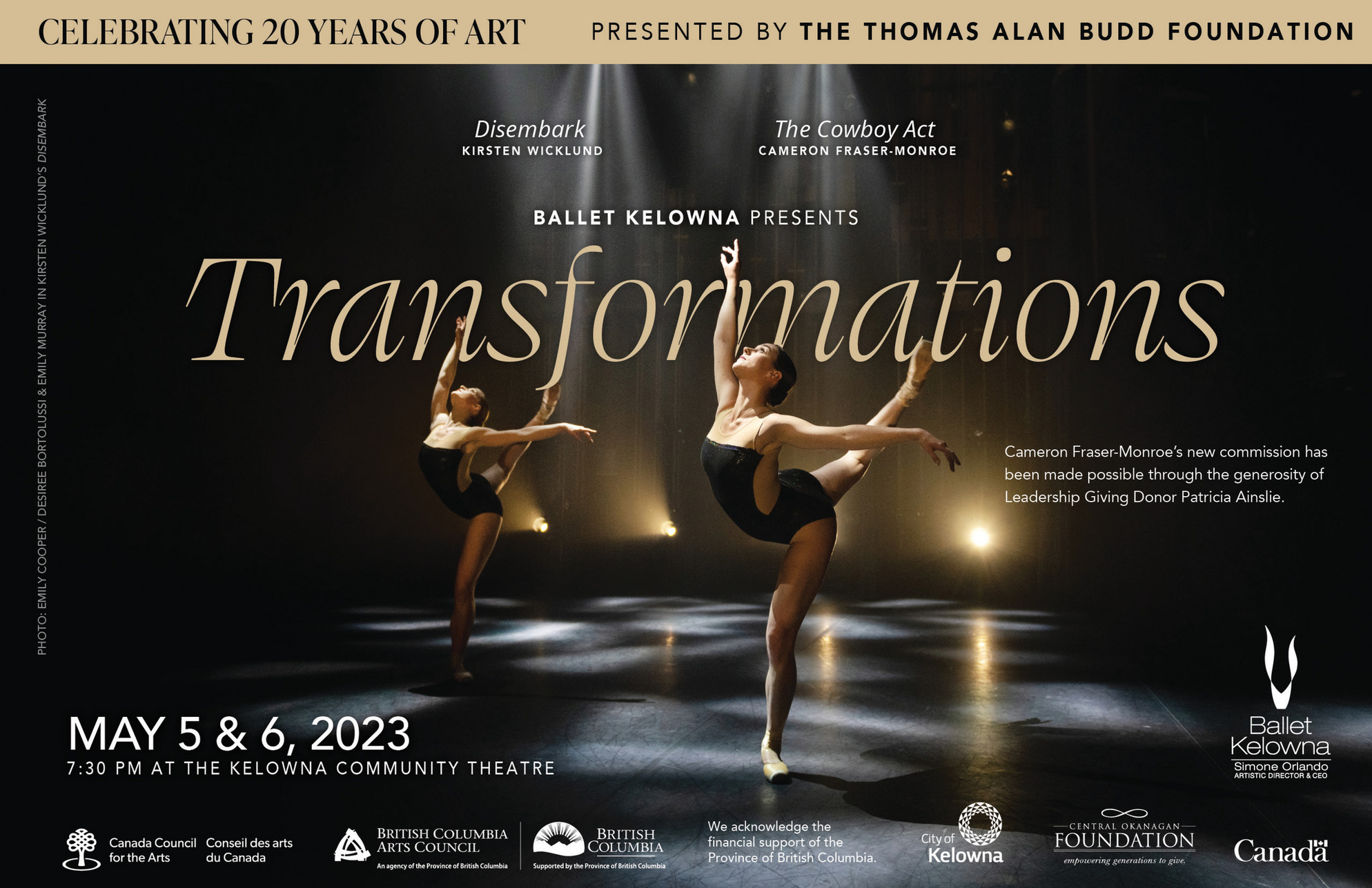 Ballet Kelowna Digital House Programme Transformations - Page 1