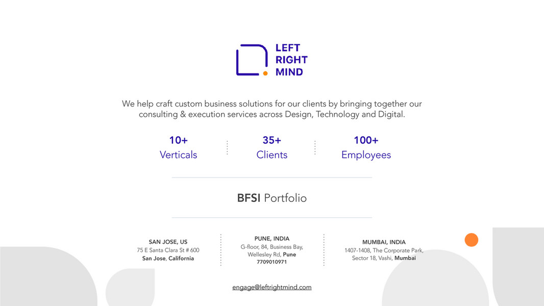 Left Right Mind - BFSI Creds Deck - 2023 (Insurance) - Page 1 - Created ...