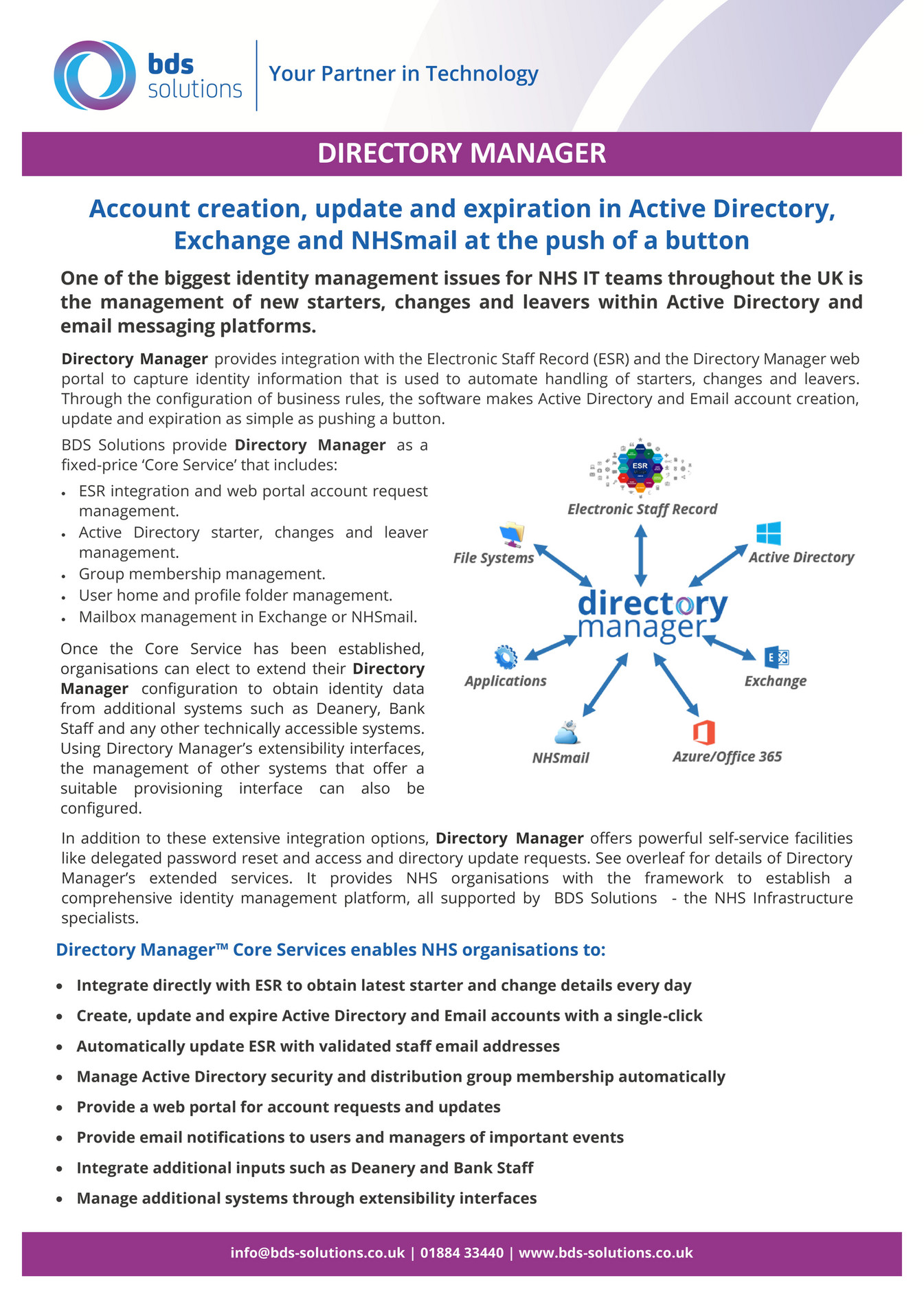 BDS Solutions - Directory Manager Flyer - Page 1 - Created with ...