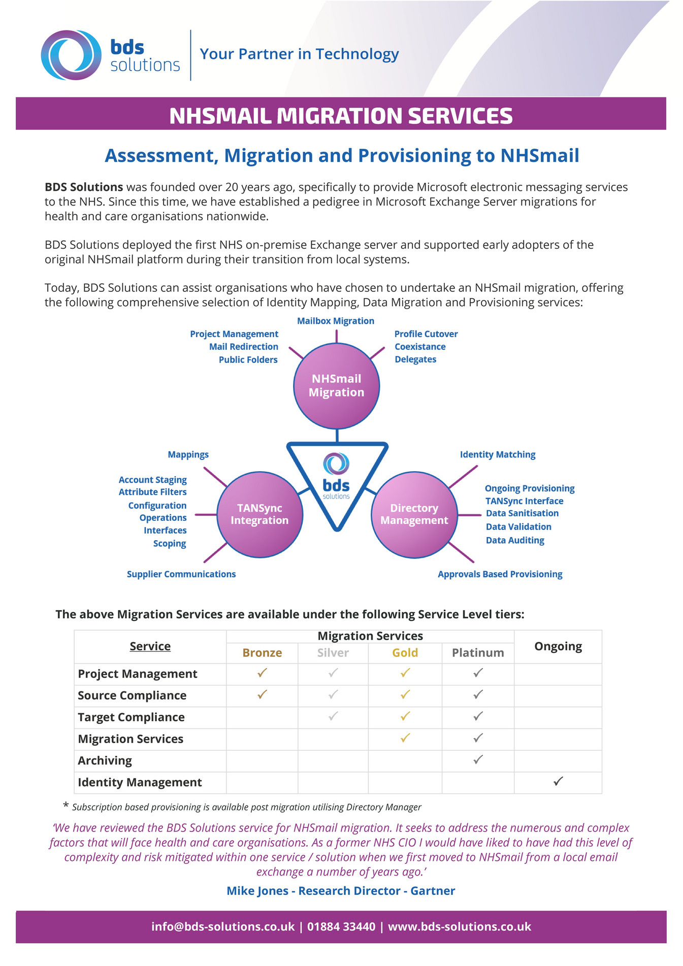 BDS Solutions - NHSmail Migration Services v1.0 - Page 1 - Created with ...