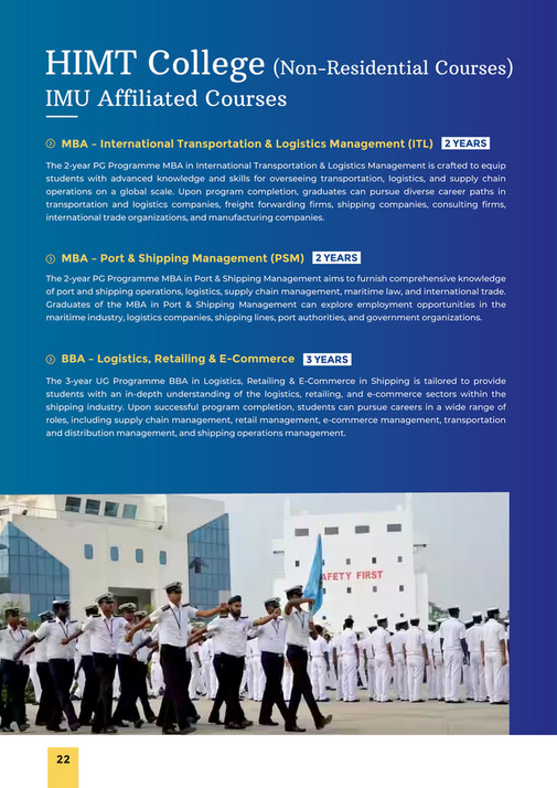 HIMT - HIMT Brochure - Page 22-23 - Created with Publitas.com