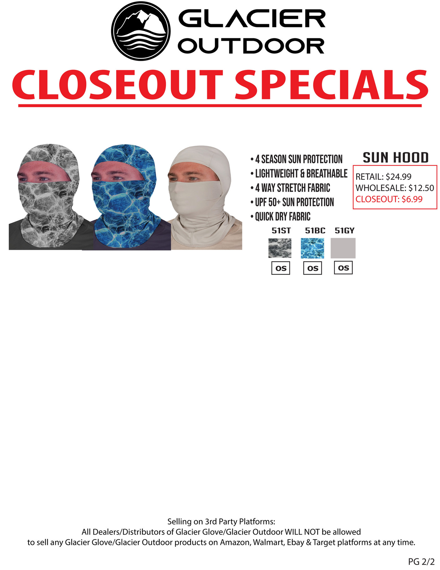 Glacier Glove - SUN CLOSEOUT SPECIAL FLYER - KJ - Page 1 - Created with ...