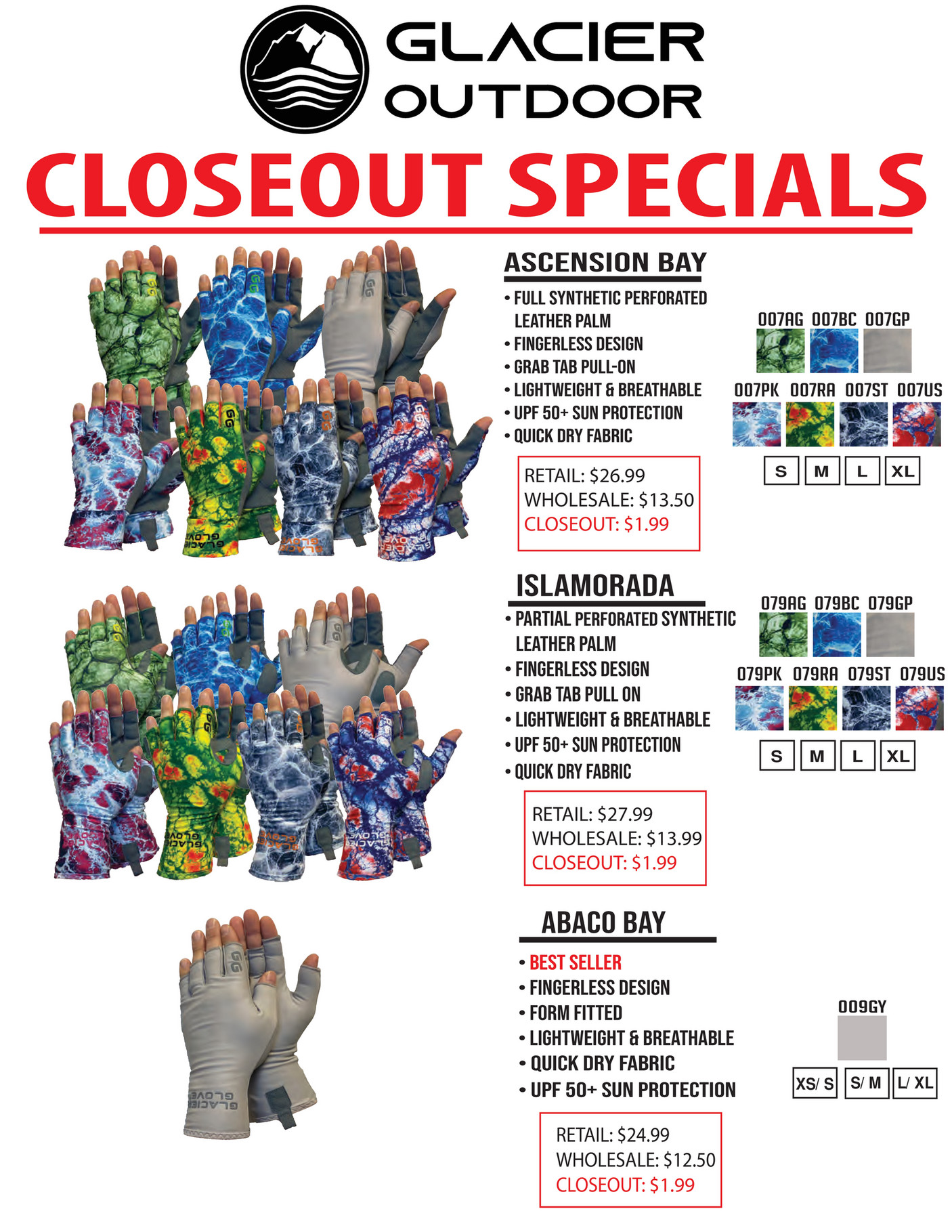 Glacier Glove - 2023 SUN CLOSEOUT SPECIAL FLYER-sm - Page 1 - Created ...