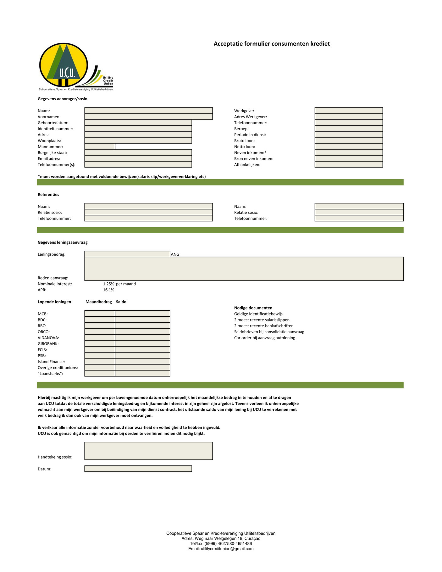 My publications - Acceptatieformulier UCU - Page 1 - Created with Publitas.com