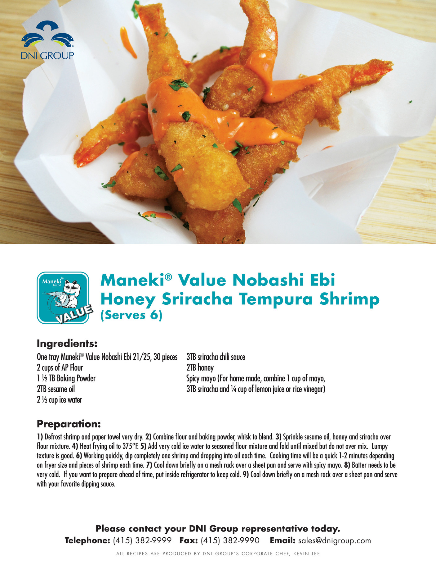 DNI Group, LLC - MKV Nobashi Ebi Recipe one sheets combined - Page 2 ...