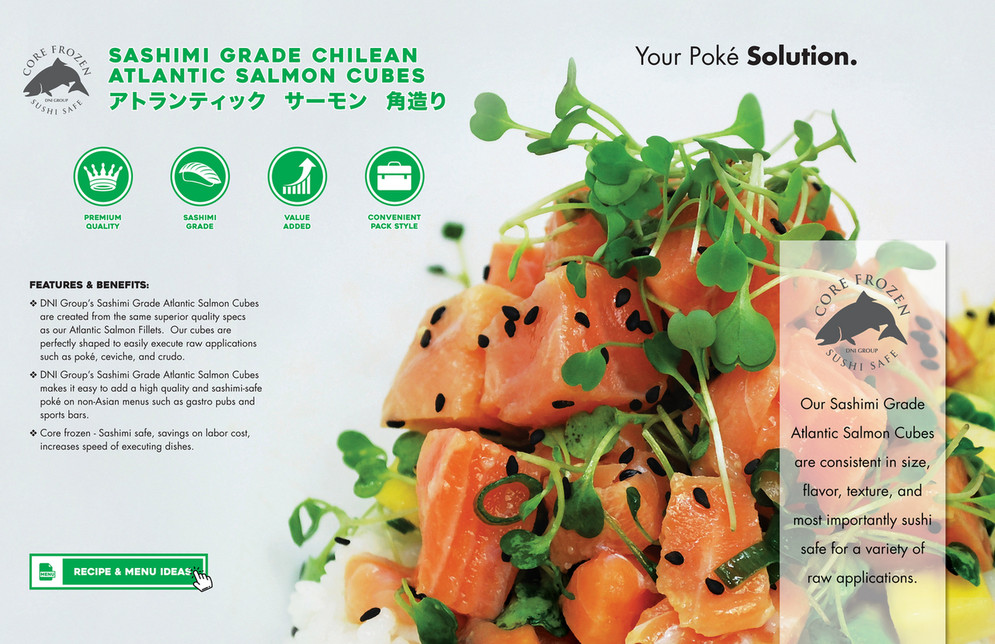 DNI Group, LLC - Sashimi Grade Salmon Cubes - Page 1 - Created with ...