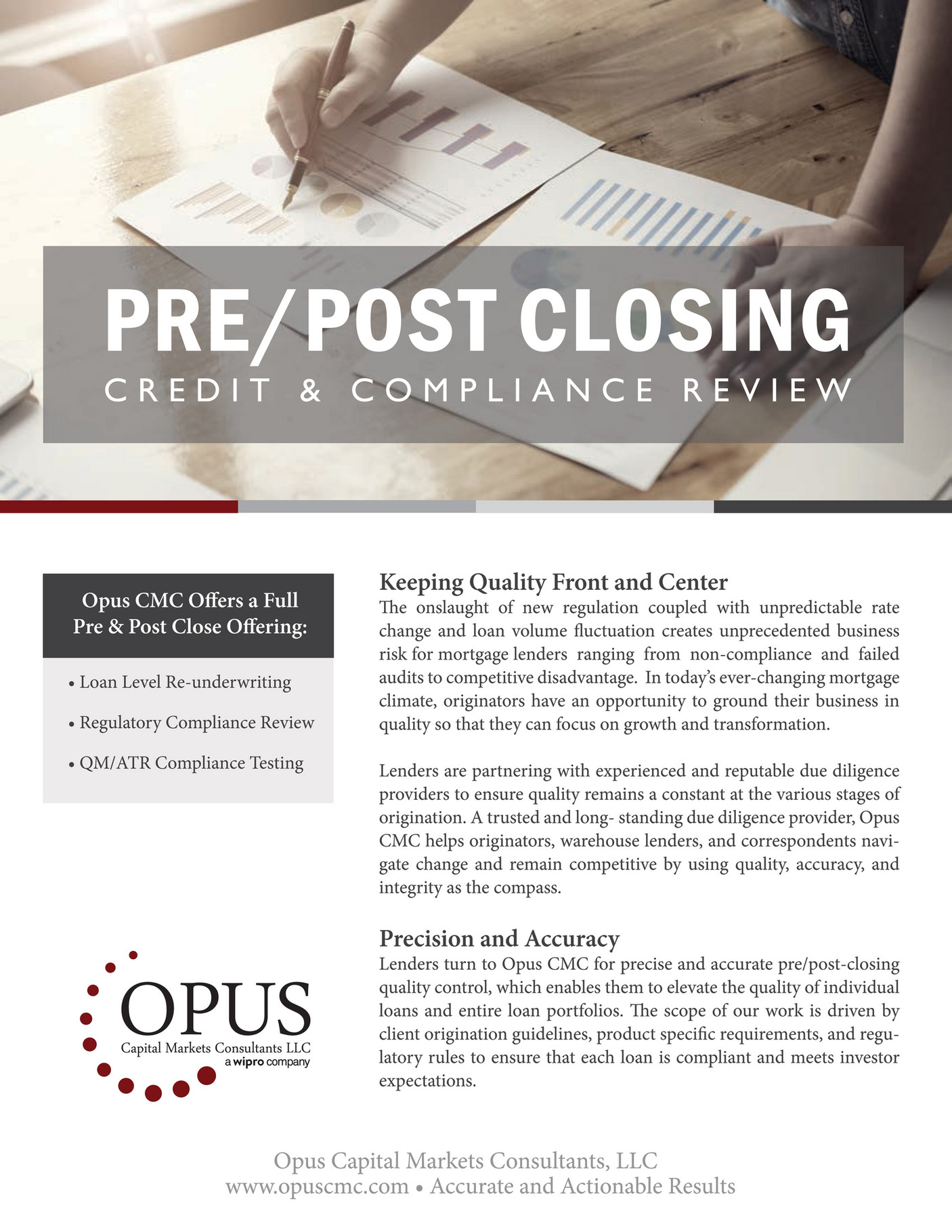 Wipro - Opus CMC - Pre & Post Closing Review - Page 1 - Created with ...