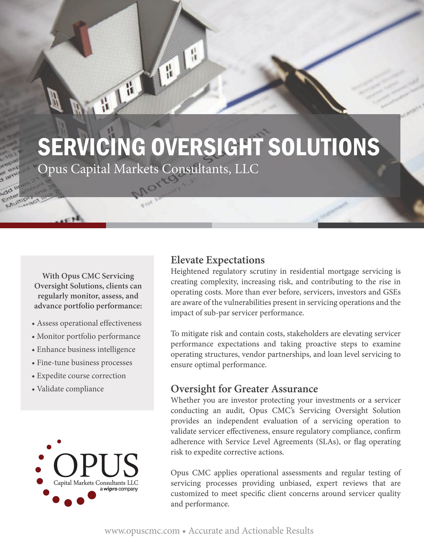 Wipro - Opus CMC - Servicing Oversight Solutions - Page 2-3 - Created with Publitas.com