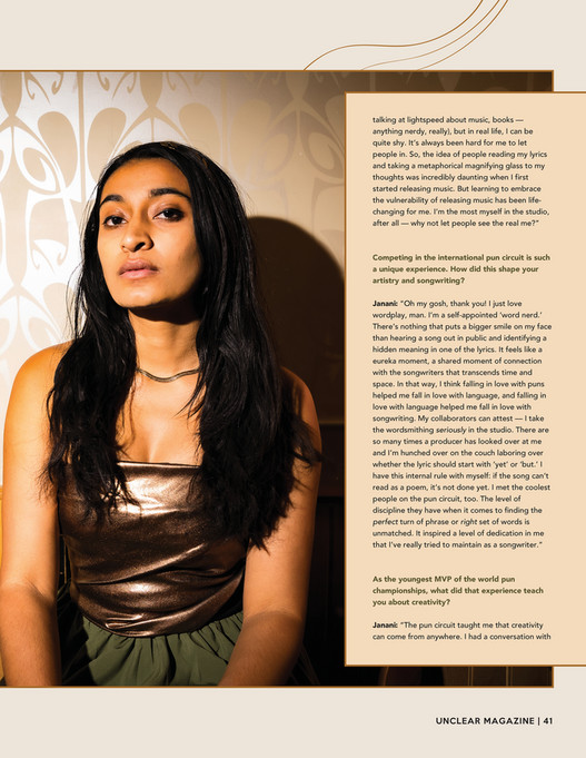 Unclear Magazine - MARCH ISSUE 2025 - Page 40-41 - Created with Publitas.com