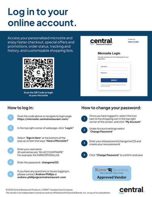 Takkt - Central Microsite Login Flyer - KA - Page 1 - Created with ...
