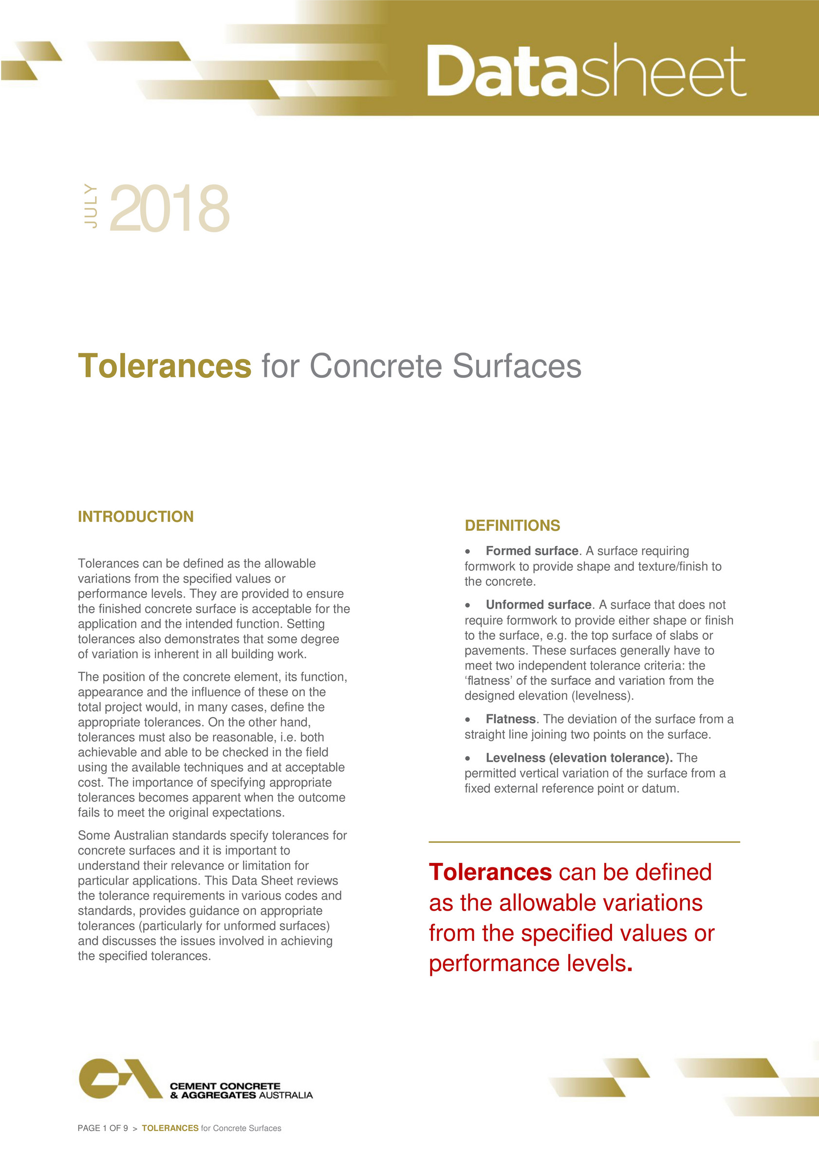 Concrete Floor Flatness Tolerance Australia | Floor Roma