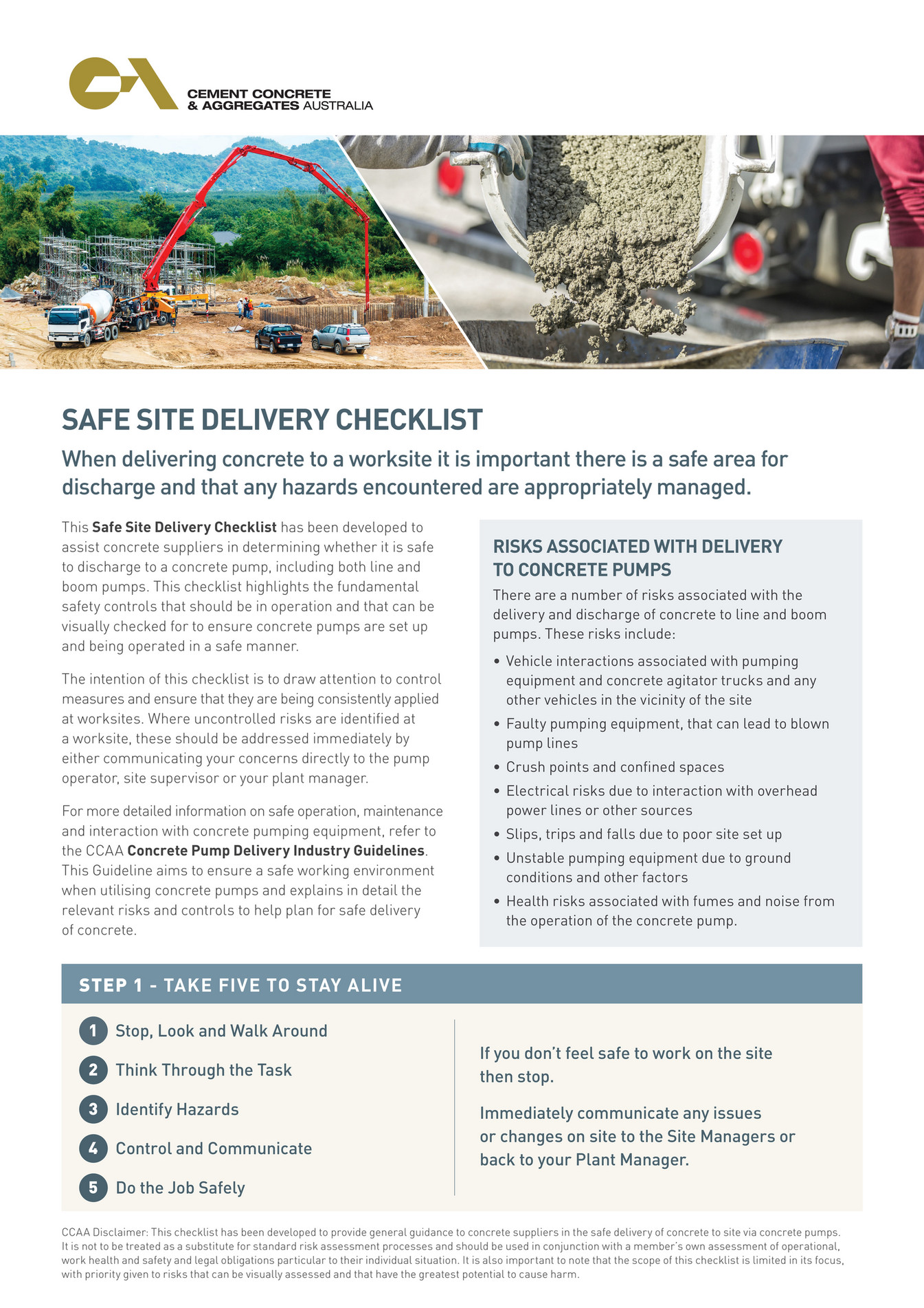 My publications - Safe Site Delivery Checklist APR19 - Page 1 - Created ...