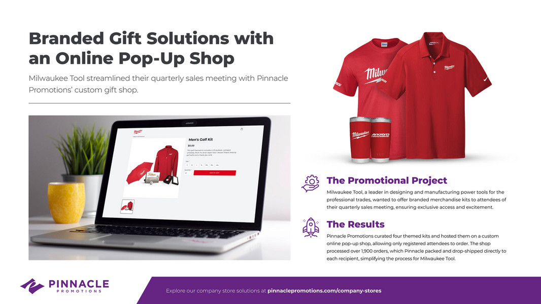 Pinnacle Promotions - Milwaukee Tool Pop-Up Case Study - Page 1
