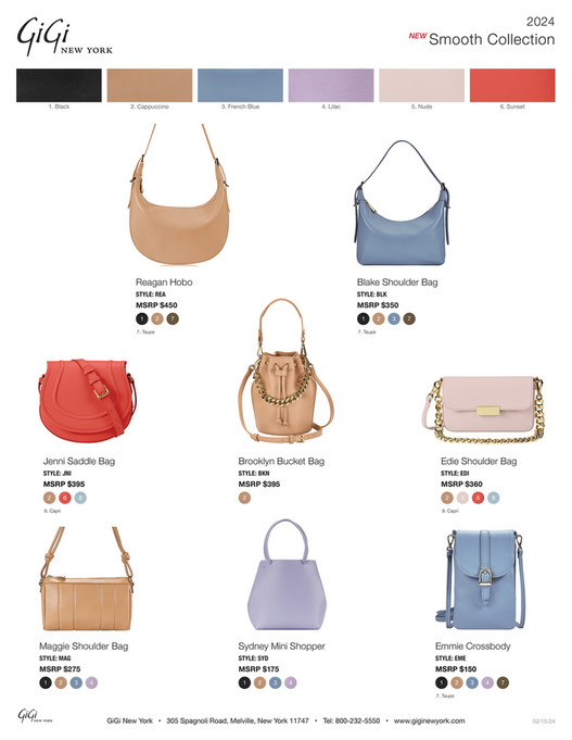 Graphic Image - GiGi New York Linesheets MSRP - Page 2-3 - Created with Publitas.com