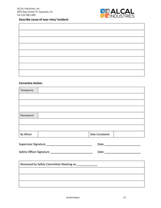 California Service Tool - Incident Report - Page 2 - Created with ...