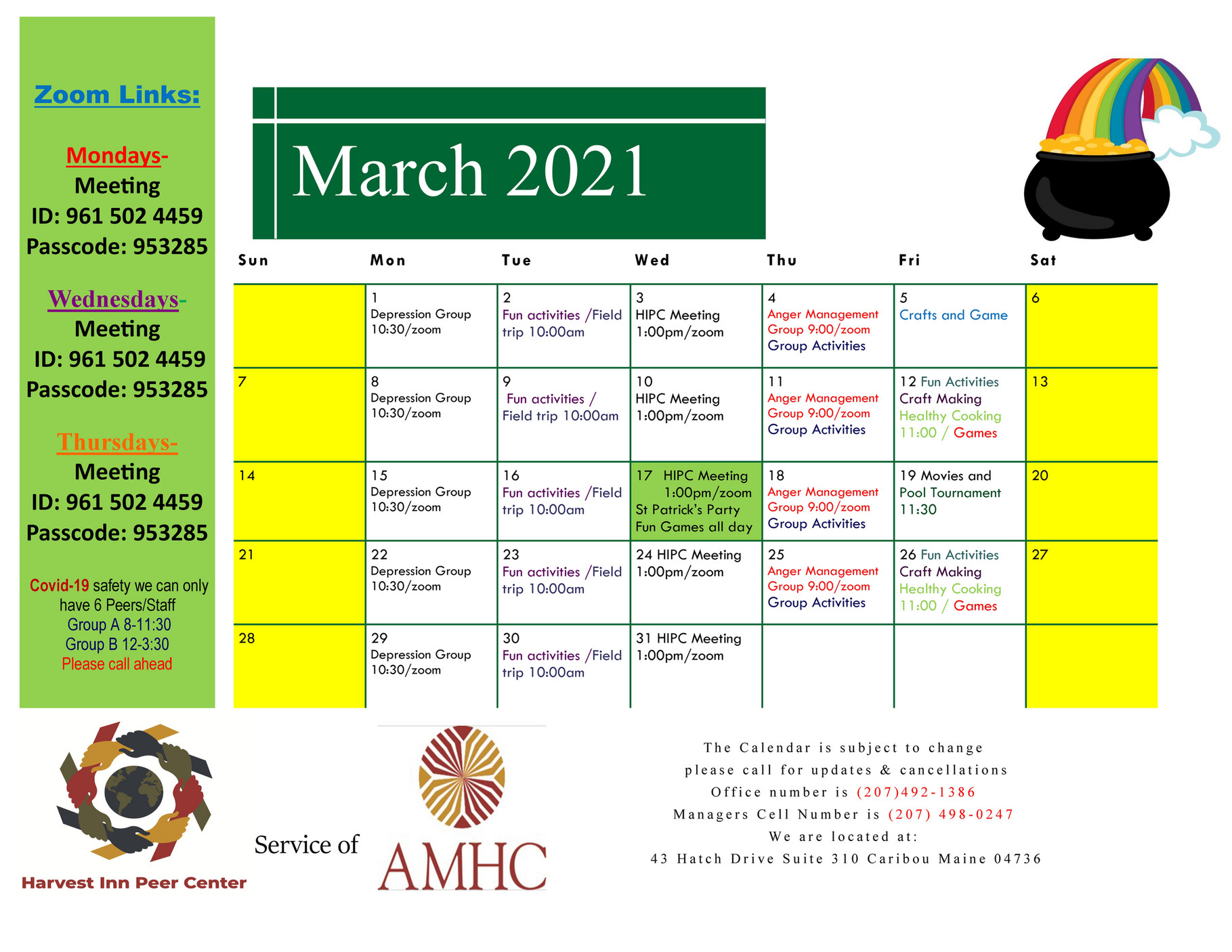 My publications - Harvest March Calendar - Page 1 - Created with ...