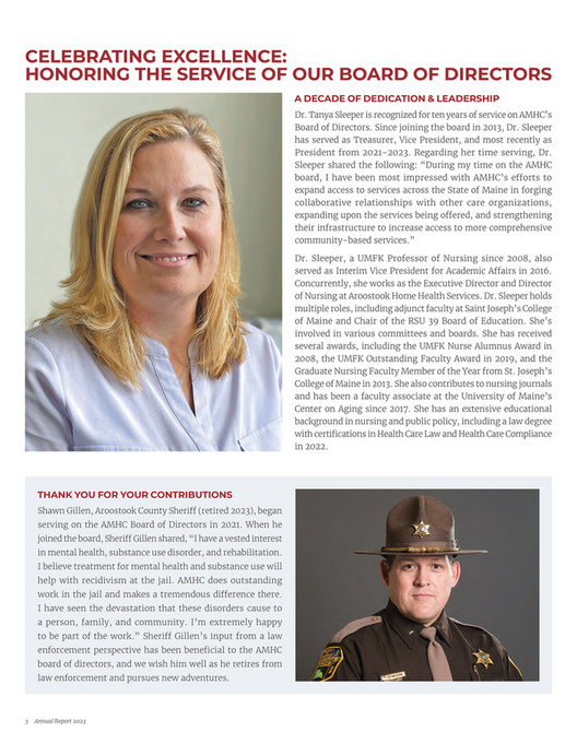 My publications - AMHC Annual Report 2023 - Page 4-5 - Created with Publitas.com