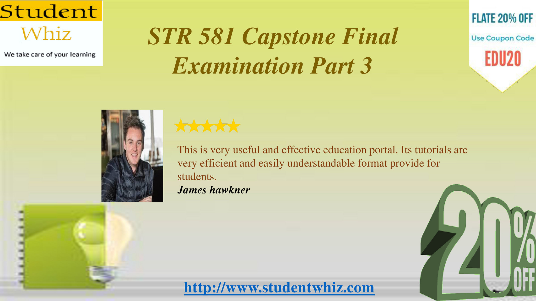 studentwhiz - str 581 week 6 capstone examination part 3 - Page 1 ... studentwhiz - str 581 week 6 capstone examination part 3 - Page 1 ...