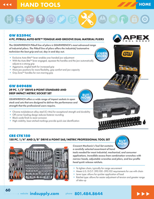 Industrial Supply Product Catalog - Page 60-61