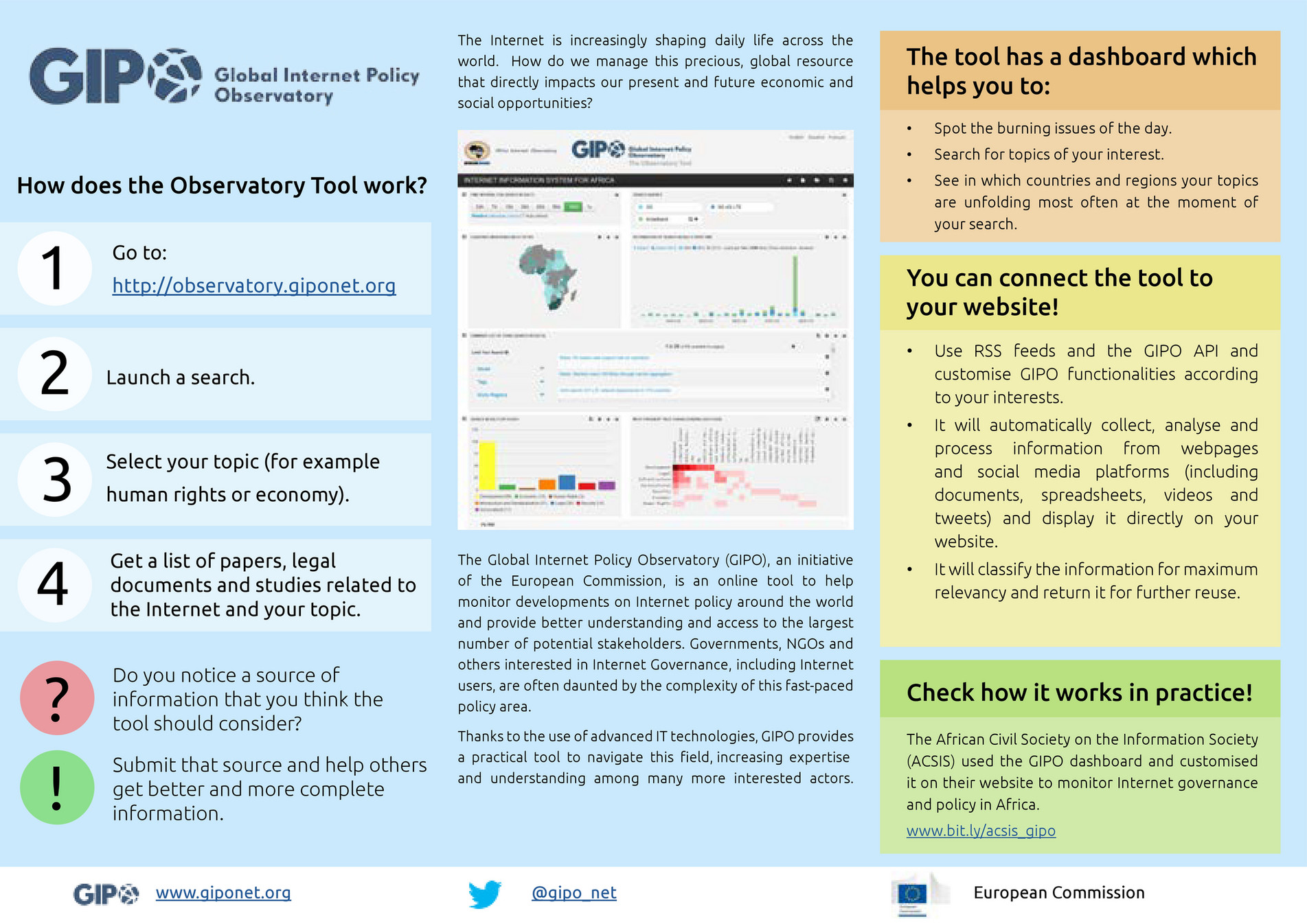 open evidence - GIPO observatory tool poster PDF - Page 1 - Created ...