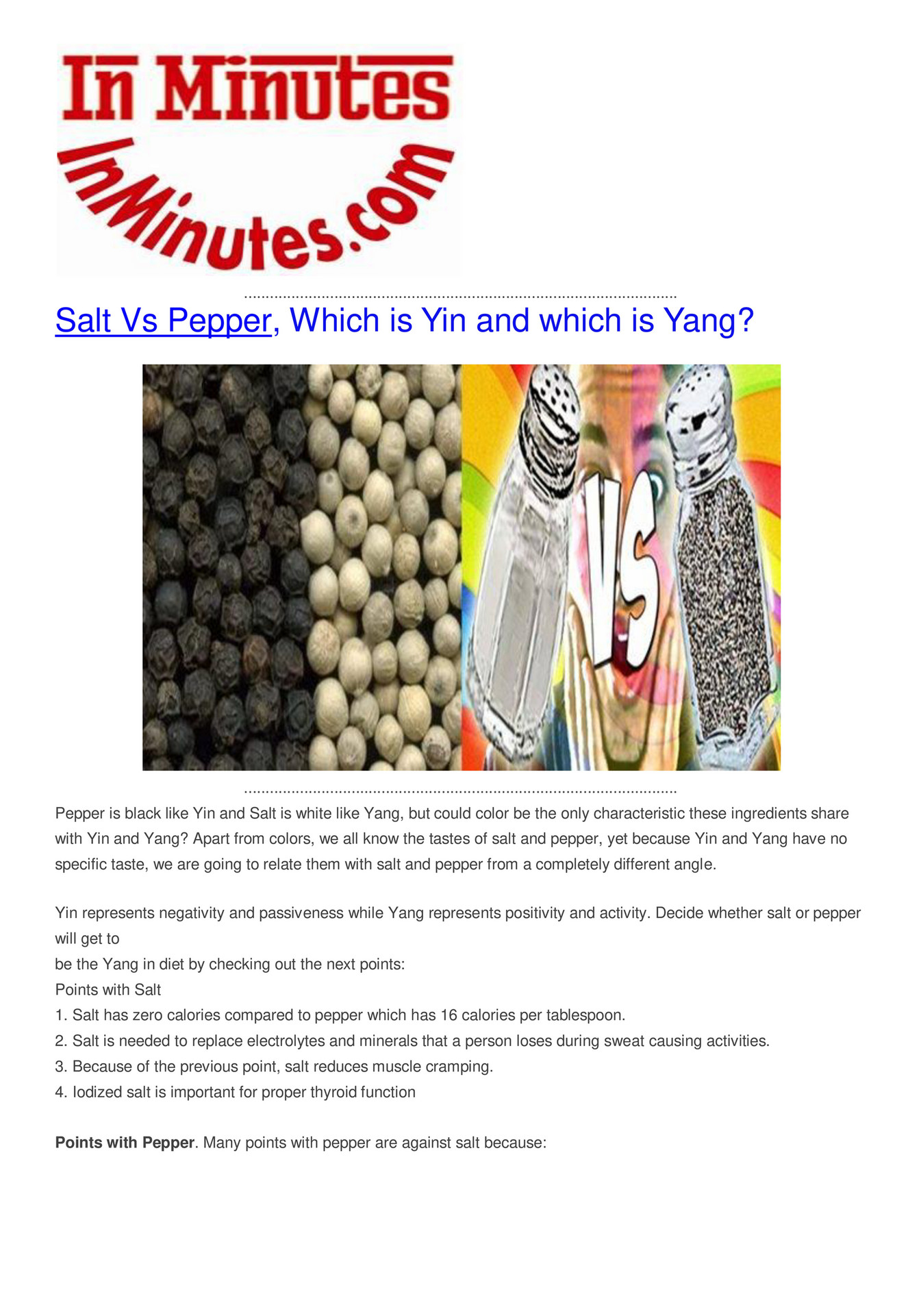 My publications - Salt Vs Pepper - Page 1 - Created with Publitas.com