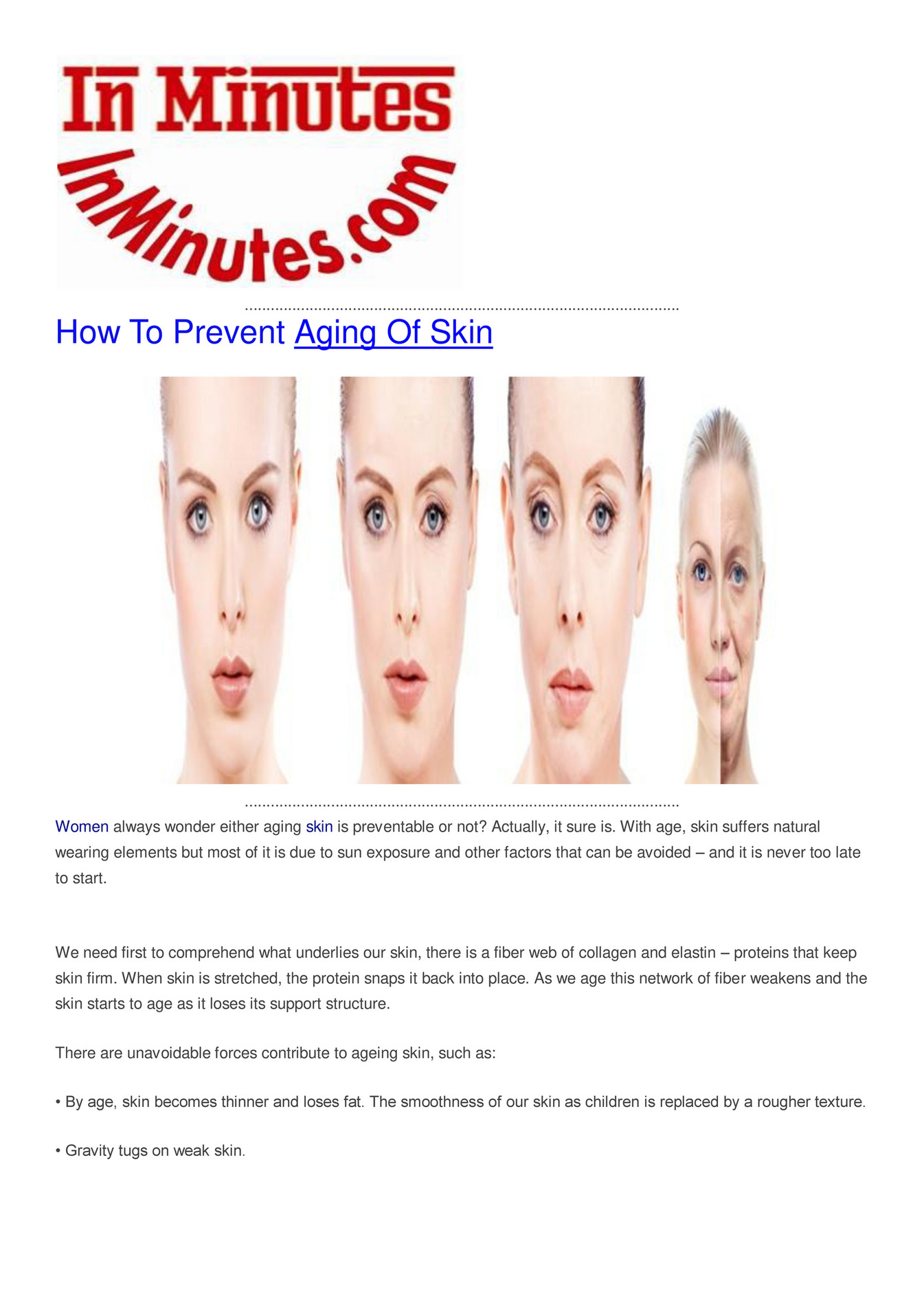 My publications - How To Prevent Aging Of Skin - Page 1 - Created with ...