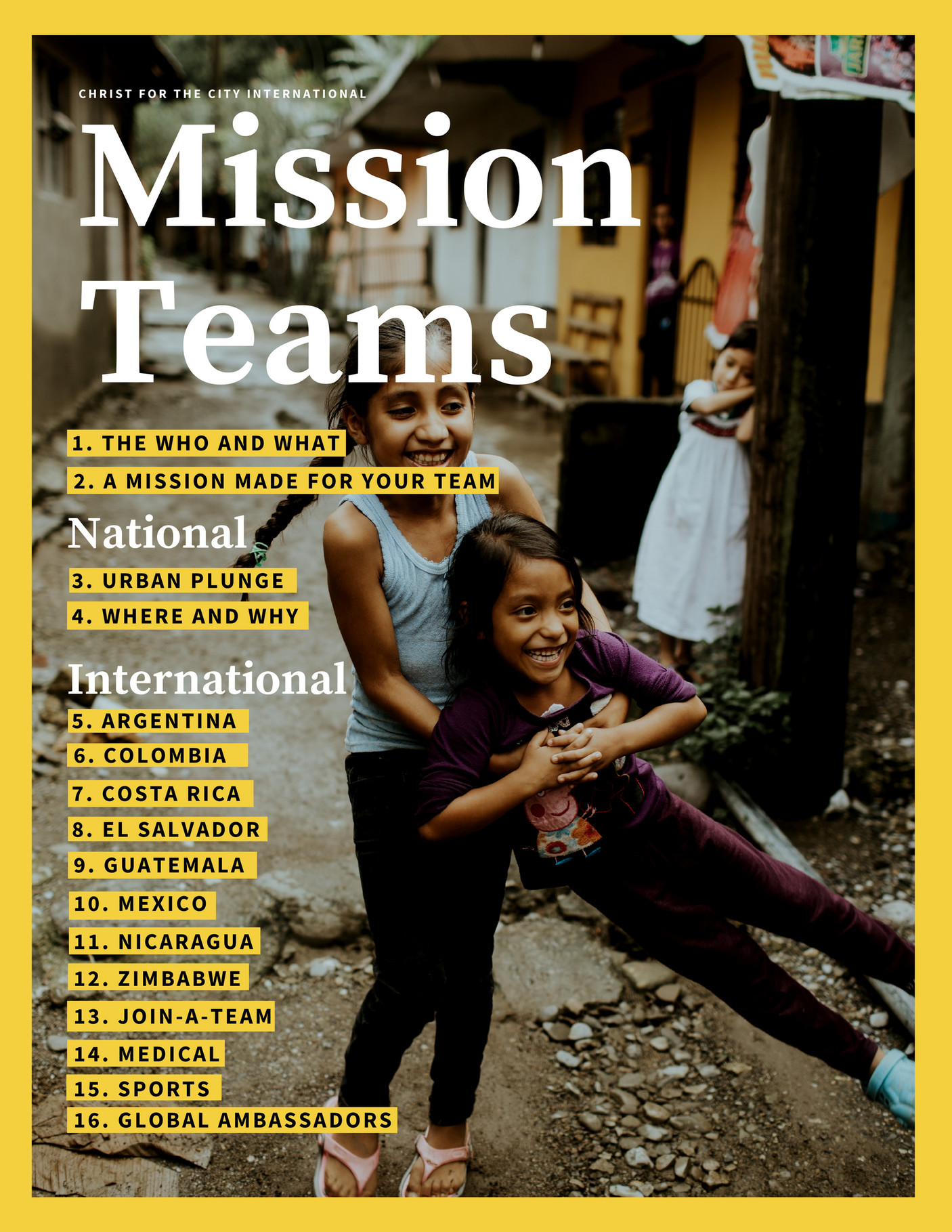 My publications - Mission Teams Brochure - Page 1 - Created with ...