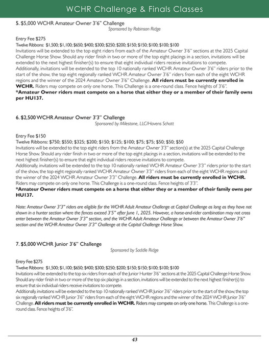 capital challenge - 2025 CCHS Prize List Update 9/10 - Page 44-45