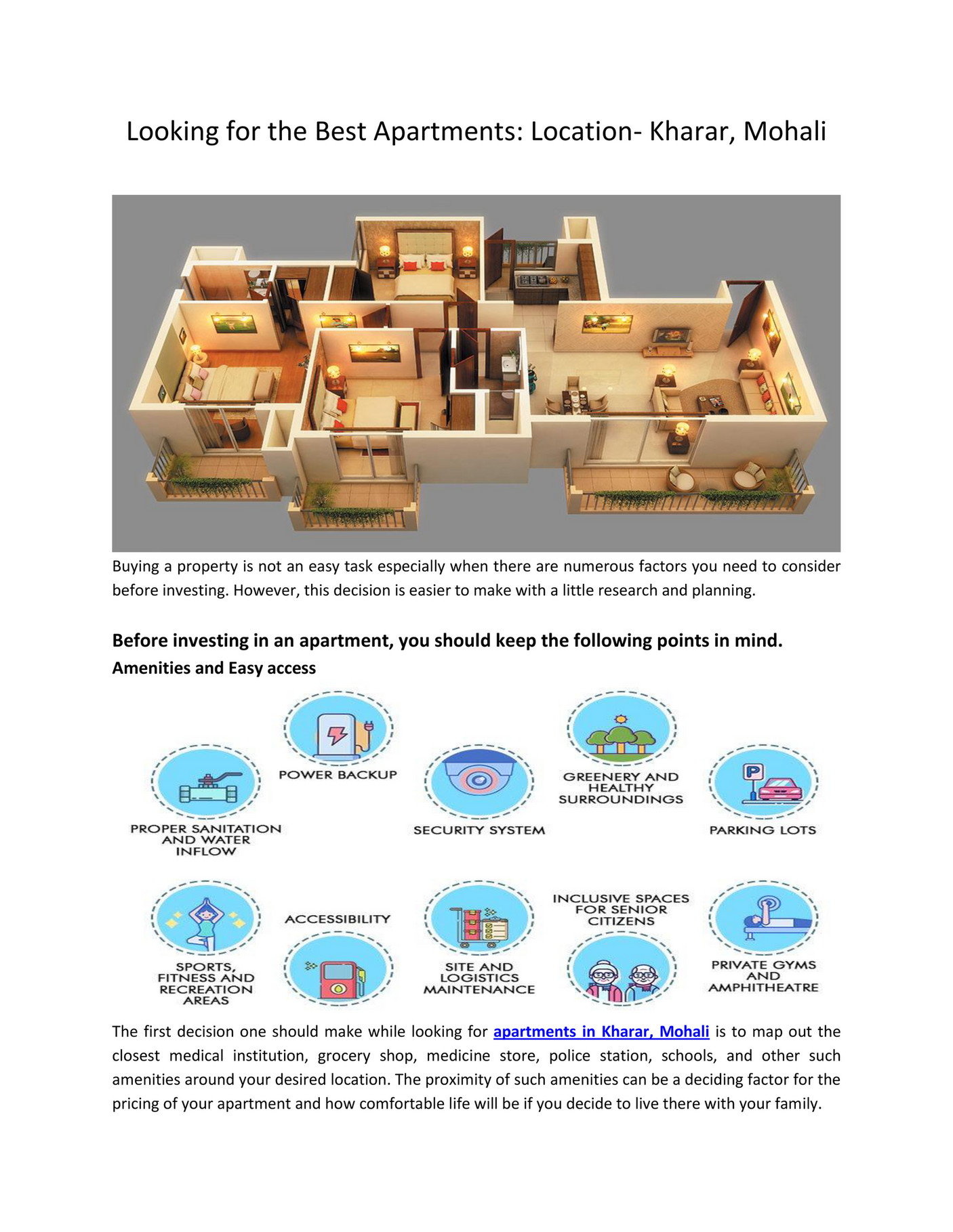 RealEstateIndia.com - Looking for the Best Apartments- Location- Kharar ...