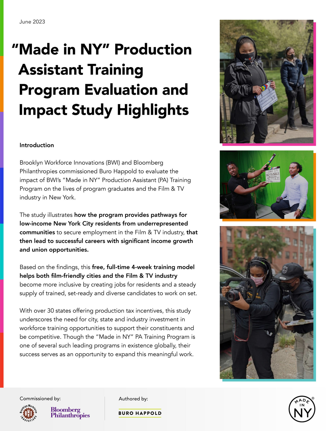 Brooklyn Workforce Innovations - BWI MiNY Impact Study Executive ...