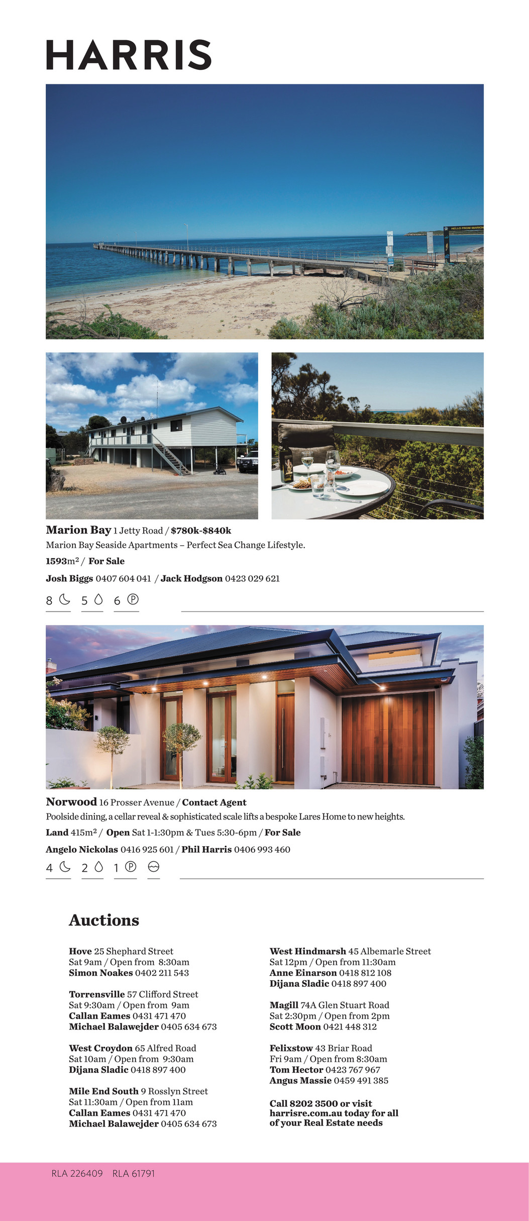 Harris Real Estate - Advertiser 30/01 - Page 1