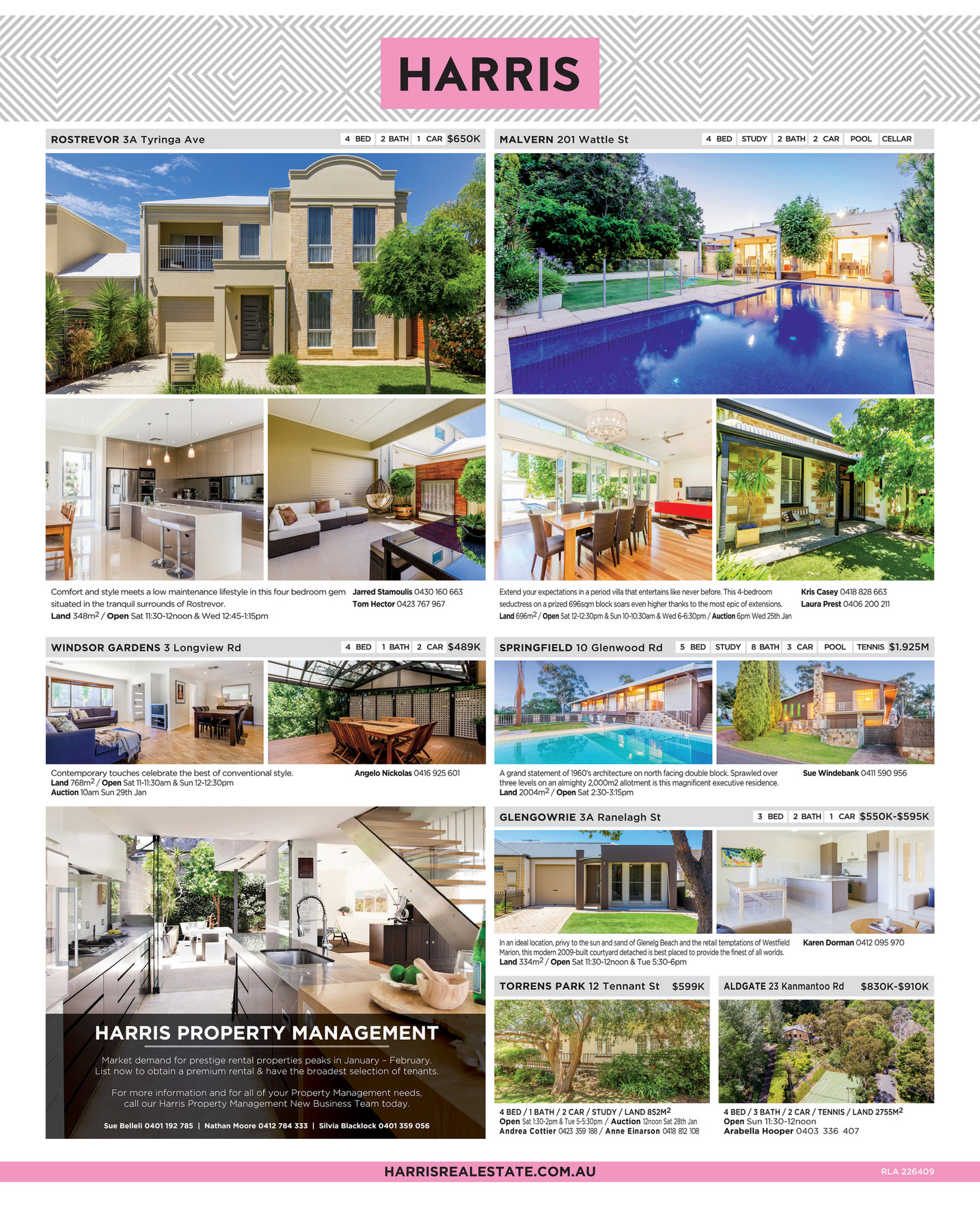 Harris Real Estate - Advertiser Saturday 14th - Page 1