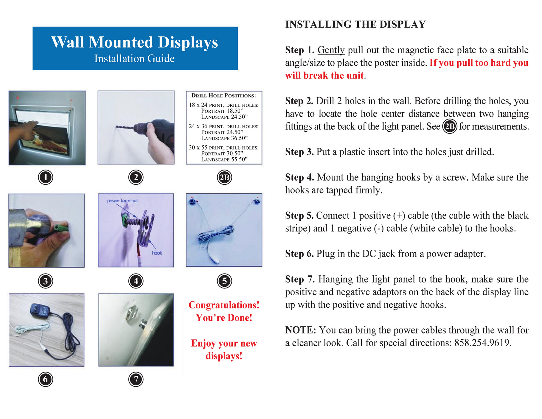 Distinct Displays - Wall Mount Display Installation & Checklist ...