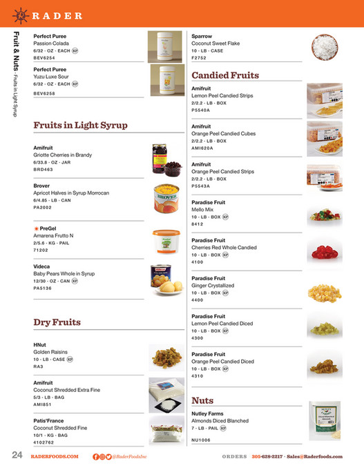 Rader Foods - Summer r2025 Product List - Page 24-25 - Created with Publitas.com
