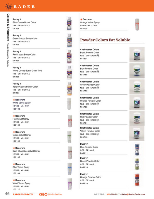 Rader Foods - Spring 2025 Product List - Page 46-47 - Created with Publitas.com