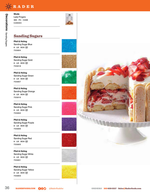 Rader Foods - Spring 2025 Product List - Page 36-37 - Created with Publitas.com